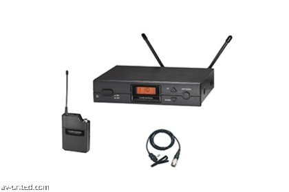 Audio Technica ATW-2110b/ AT829cW - 2000 Series UHF Wireless Body-pack ...