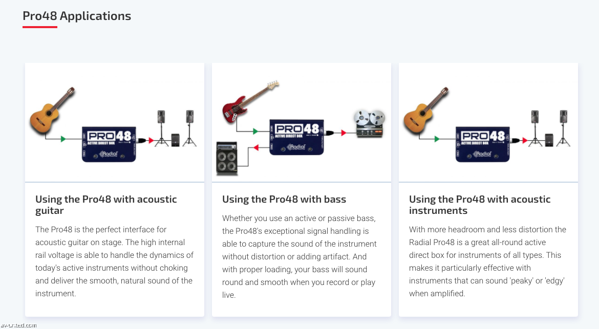 Radial Engineering Pro48 Active Direct Box