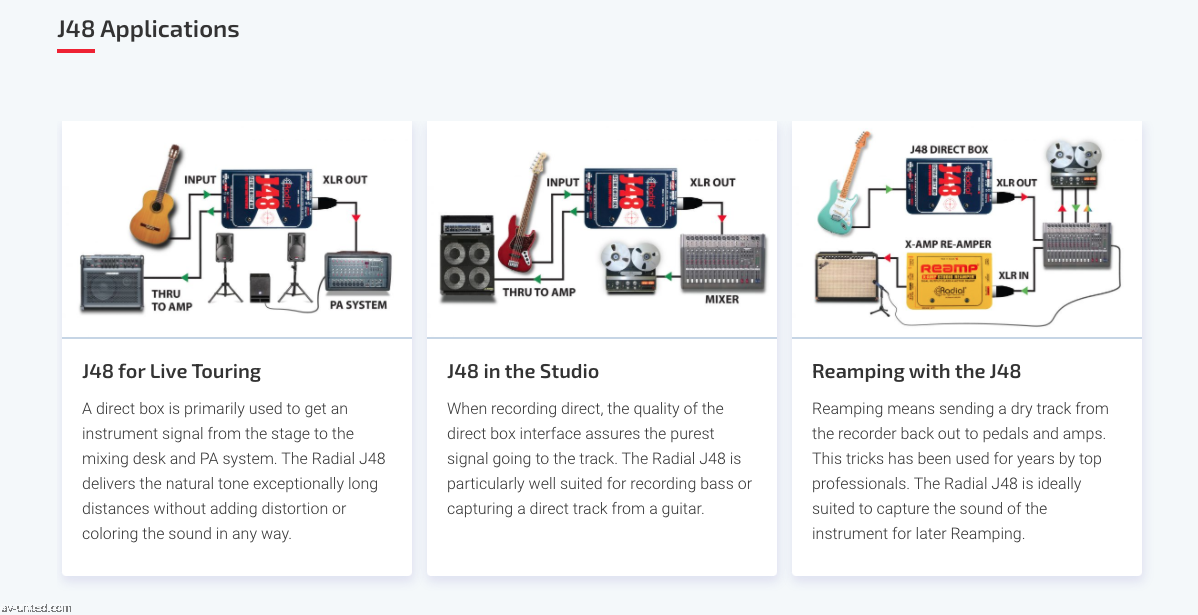 Radial Engineering J48 Premium Active DI