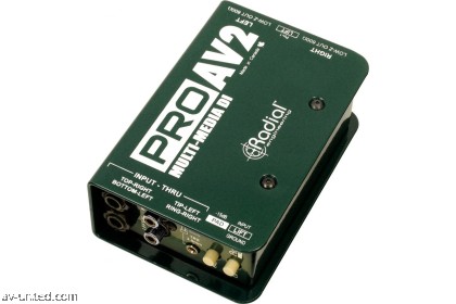 Radial Engineering ProAV2 Stereo Multimedia Direct Box