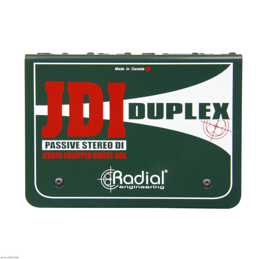 Radial Engineering JDI Duplex Premium Stereo Passive DI