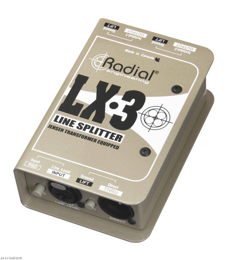 Radial Engineering LX-3 Line-Level Splitter