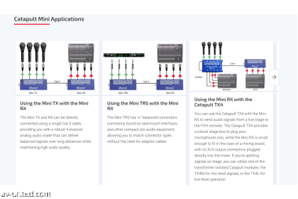 Radial Engineering Catapult Mini TX Compact Cat 5 Analog Snake