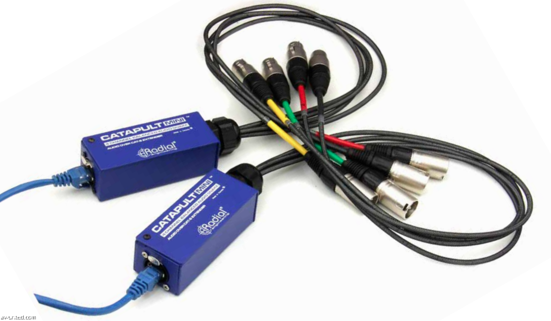 Radial Engineering Catapult Mini RX Compact Cat 5 Analog Snake