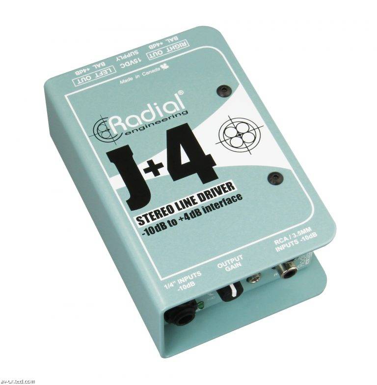Radial Engineering J+4 Stereo Line Driver