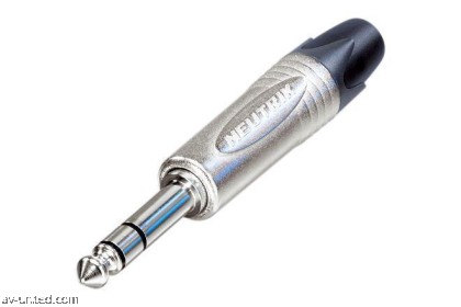 Neutrik NP3X 3 pole 1/4" professional phone plug, nickel contacts ...