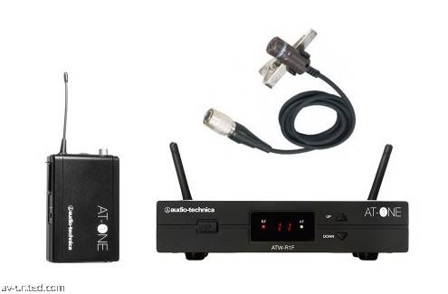 Audio Technica ATW11/AT829cW Cardioid Condenser Lavalier Wireless ...