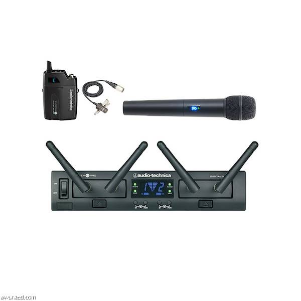 Audio Technica ATW-1312/ 829cW System 10 PRO Rack-Mounted Digital ...