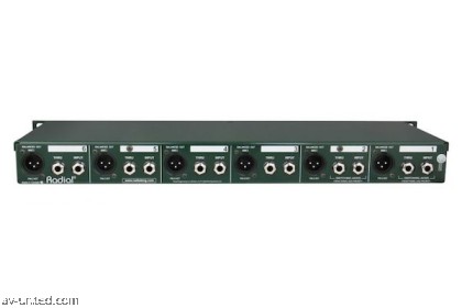 Radial Engineering JD6 Six-Channel Rackmount DI