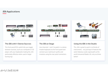 Radial Engineering JD6 Six-Channel Rackmount DI
