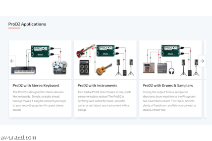 Radial Engineering ProD2 Stereo Passive Direct Box