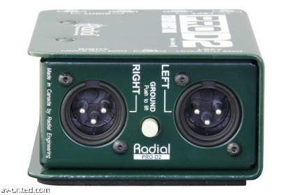 Radial Engineering ProD2 Stereo Passive Direct Box
