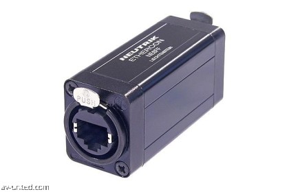 Neutrik NE8FF etherCON RJ45 feedthrough coupler