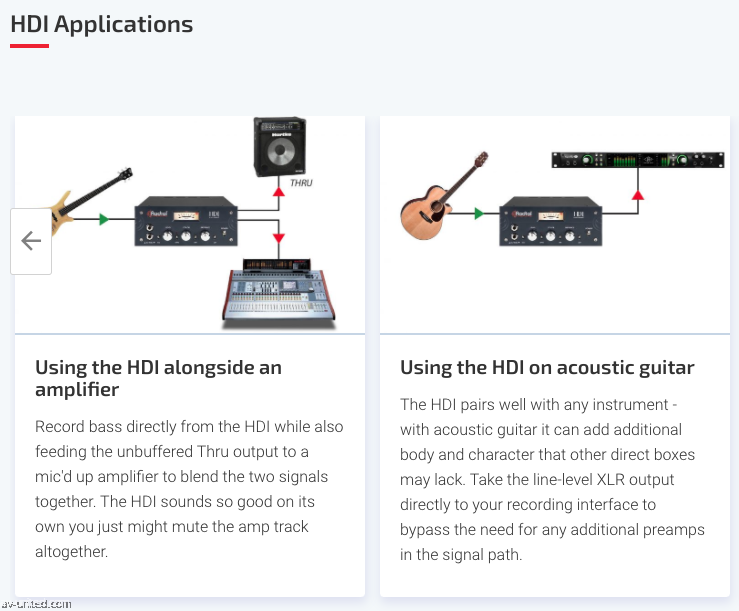 Radial Engineering HDI High Definition Studio DI