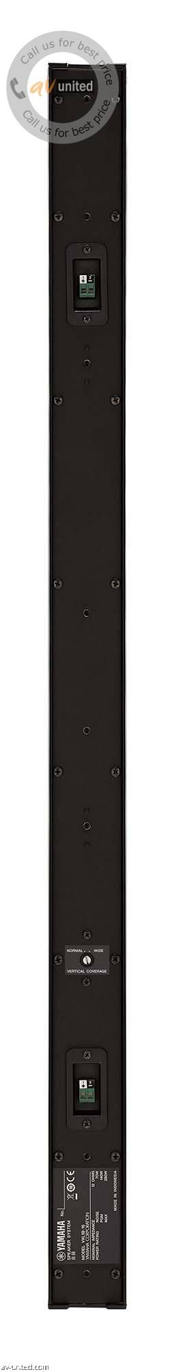 Yamaha VXL1B-16 / VXL1W-16 Slim Column line array speaker with 16 x 1.5 ...