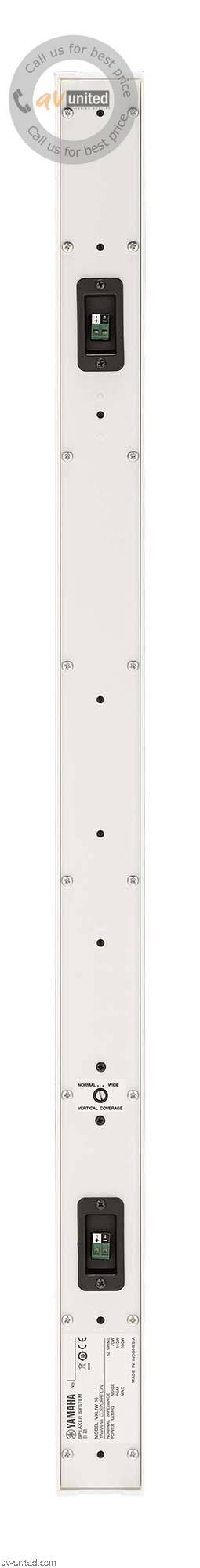 Yamaha VXL1B-16 / VXL1W-16 Slim Column line array speaker with 16 x 1.5 ...