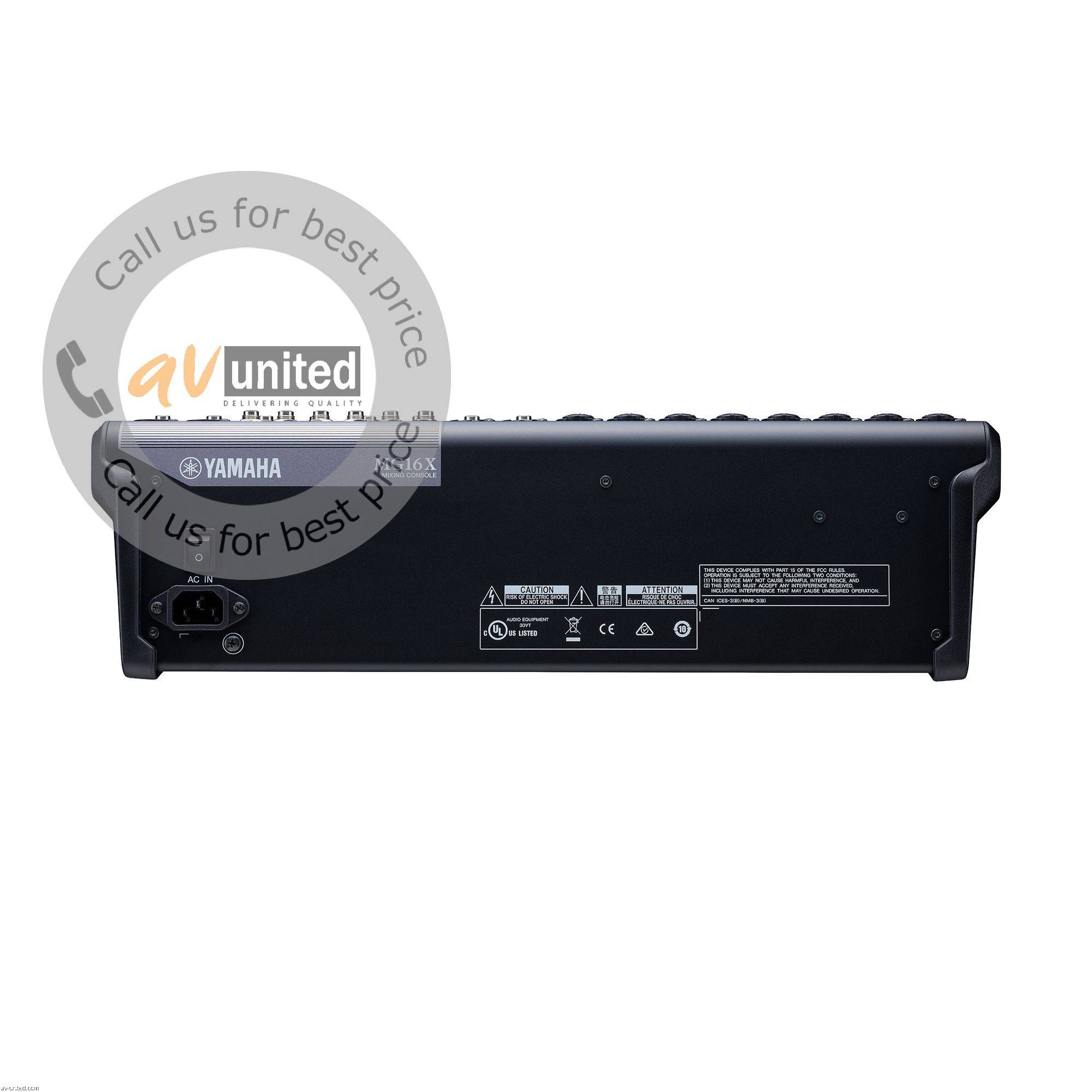 Yamaha MG Series MG16X Mixing Console 16-Channel Analog