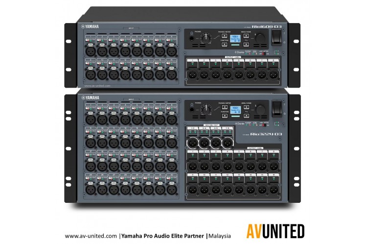 Yamaha introduced latest generation RIO-D Stageboxes