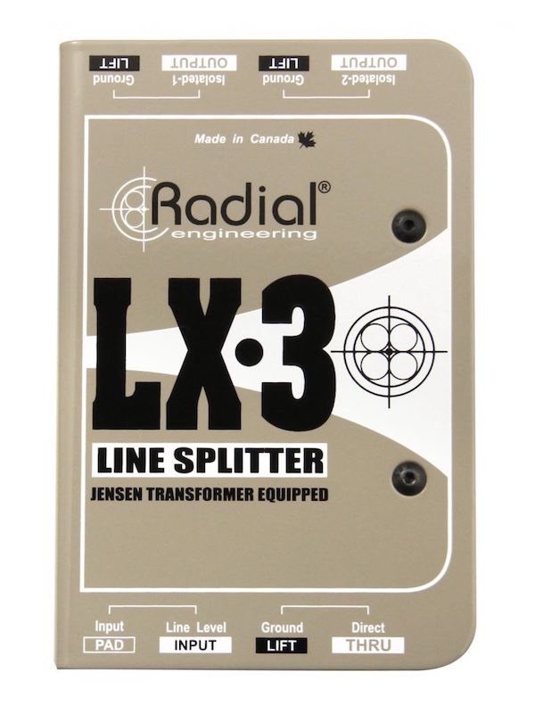 Radial Engineering LX-3 Line-Level Splitter