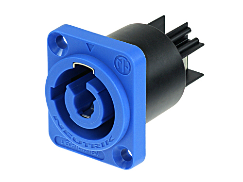 Neutrik NAC3MPA-1 Chassis connector, power-in, 3/16'' flat tab ...