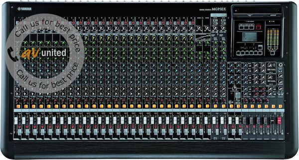 Yamaha MGP32X 32-Channel Analog Mixing Console with DSP Effects