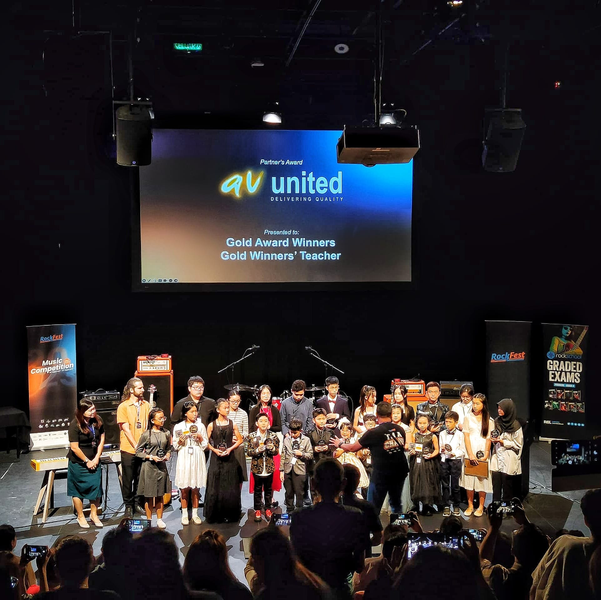 AV United supports local rising music talents